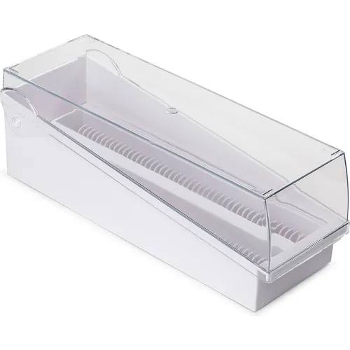 Slide Storage Box W/ Hinged Lid and Removable Tray, 100-Place for up to ...