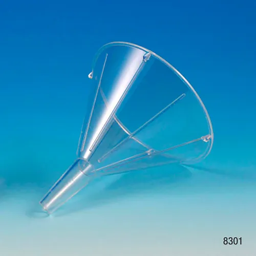 Funnel, 65mm, Polypropylene (uses 12.5cm filter paper), 100/Pack