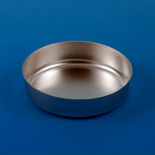 Aluminum Weighing Dish, 28mm With Tab, 0.3g/8mL Capacity, Crimped Sides ...