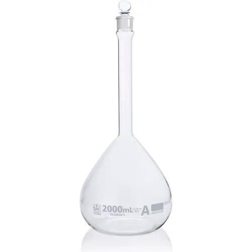 Flask, Volumetric , Globe Glass, Class A, To Contain (TC), ASTM E288 ...