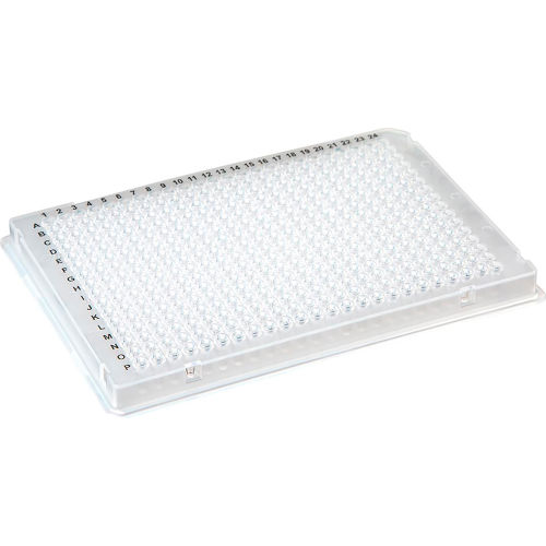 384-Well PCR Plate, A24 Single Notch design (ABI-Style), White, 10/Pack