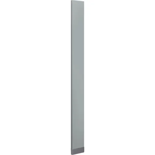 ASI Global Partitions Steel Pilaster w/ Shoe - 18"W x 82"H Gray