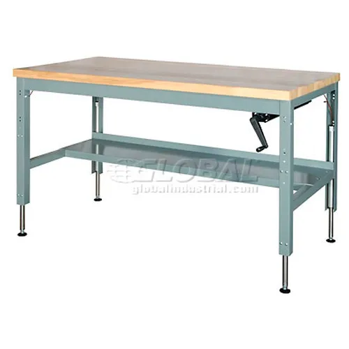 Parent Standard Workbench W/ C Channel Leg, Maple Square Edge, 72"W x ...