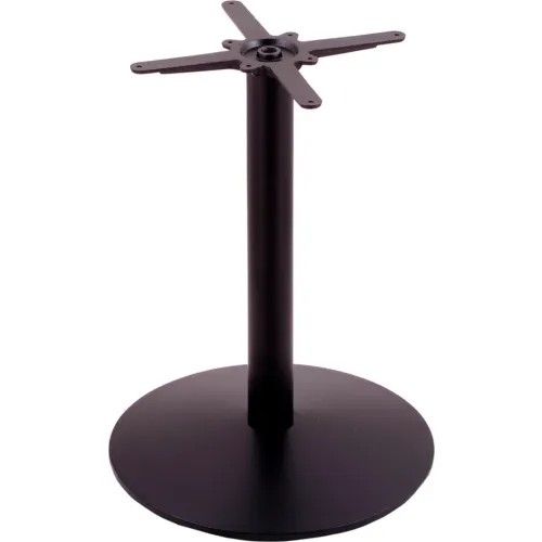 Holland Bar Stool OD214 Outdoor Disc Table Base, 22" Dia. x 30"H, Black