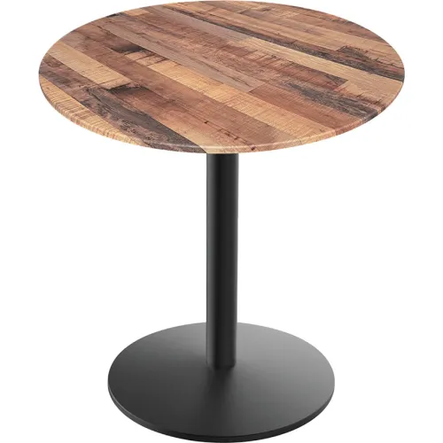 Holland Bar Stool OD214 EuroSlim Outdoor Table, Disc Base, 32" Dia. x ...