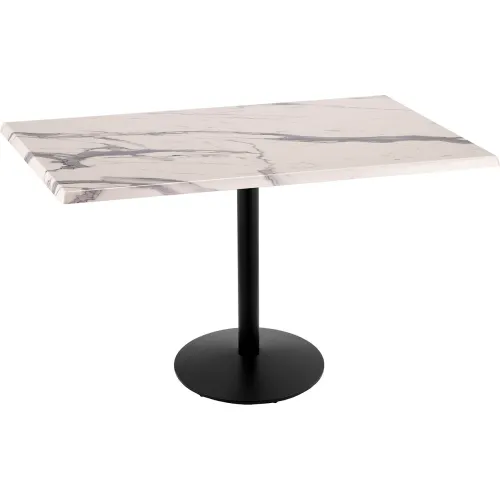 Holland Bar Stool OD214 Enduro Outdoor Table, Disc Base, 48"W x 30"D x ...