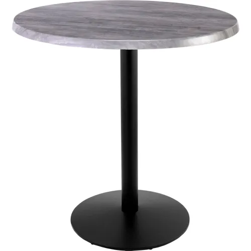 Holland Bar Stool OD214 Enduro Outdoor Table, Disc Base, 36" Dia. x 42 ...