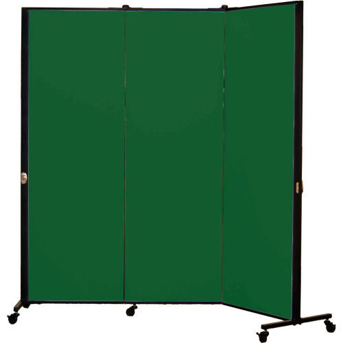 Healthflex Portable Medical Privacy Screen, 3-Panel, Mallard