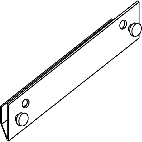 Hallowell Standard Duty Single Rivet Beam 18"W x 2/3"D x 1-1/4"H - 14 Gauge