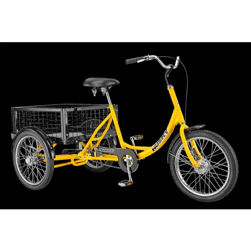 Husky Bicycles T-320 Industrial Tricycle w/ Rear Basket & Platform, 20 ...