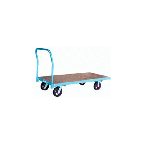 Hamilton® Platform Truck 36 x 72 Wood Deck - 8 x 2 Plastex Wheels 2000 ...
