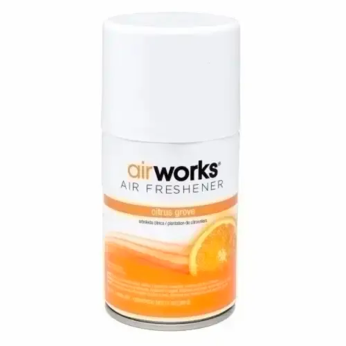 AirWorks® Metered Aerosol Air Fresheners, Citrus Grove, 12/Case, 7931