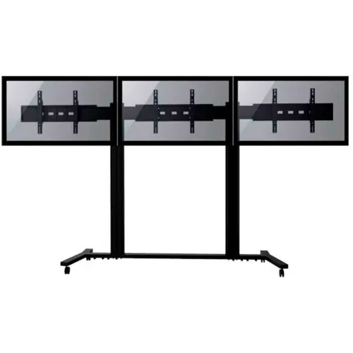 TygerClaw LVW8603 Video Wall Mobile Triple Monitor TV Stand For 30"-60 ...