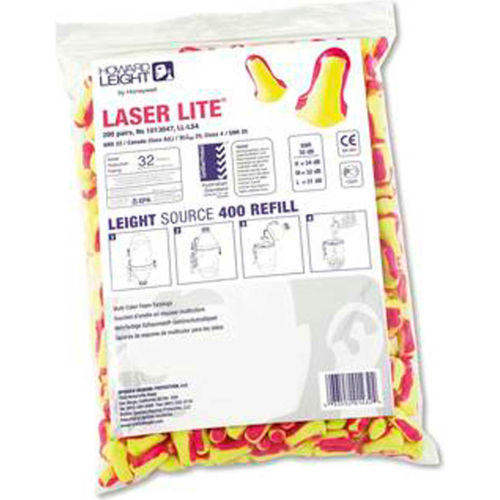 Howard Leight Laser Lite LL-LS4-REFILL Dispenser Refill, T-Shape, 200 Pair