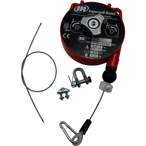 Ingersoll Rand® Light Duty Spring Balancers, 2.2 lb. Capacity, Black