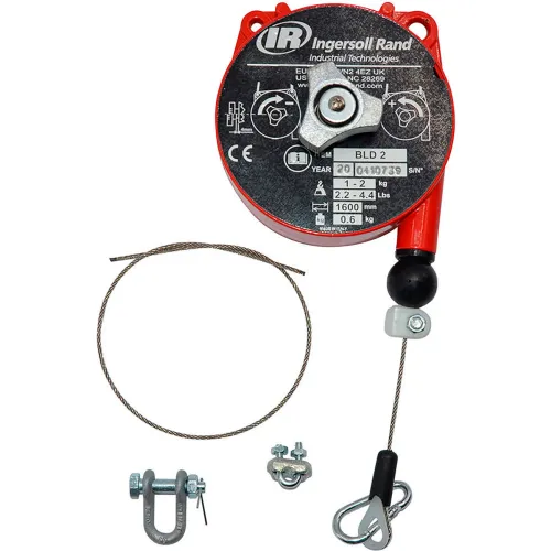 Ingersoll Rand® Light Duty Spring Balancers, 4.4 lb. Capacity, Black