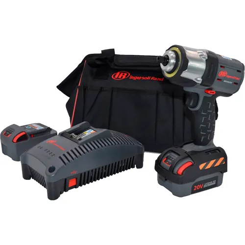 Ingersoll Rand® Cordless Impact Wrench Kit, 3/8" Drive, 1900 RPM, 365 ft-lb