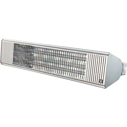 AURA Carbon Infrared Heater w/ Remote Control, 6000W, 240/208V, Stainless