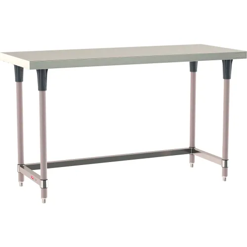 Metro® TableWorx 304 Stainless Steel Stationary Table, 60 x 24", 3 ...