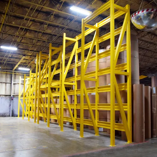 Ideal Warehouse ElephantWall™ Topple Barrier, 20'H x 12'L