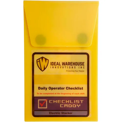 Ideal Warehouse Electric Stacker Checklist Caddy 70-1085
