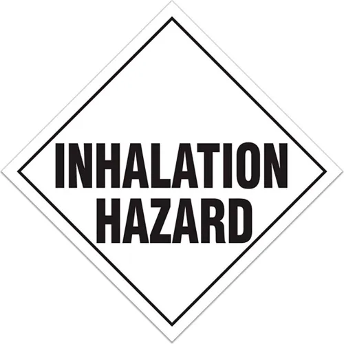 INCOM® TDG Placard, Inhalation Hazard, Vinyl, Pack of 100