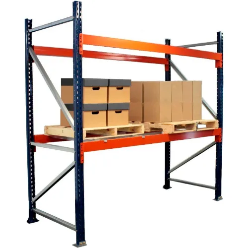 Interlake Mecalux Teardrop Pallet Rack, Starter, 96"W x 42"D x 96"H ...
