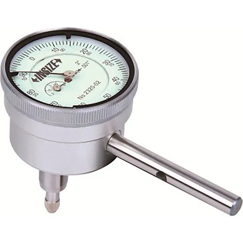 Insize Back Plunger Type Dial Indicator, Lug Back, 3/16" Range
