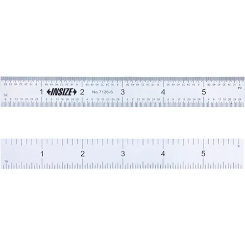 Insize Rigid Ruler, 24"L