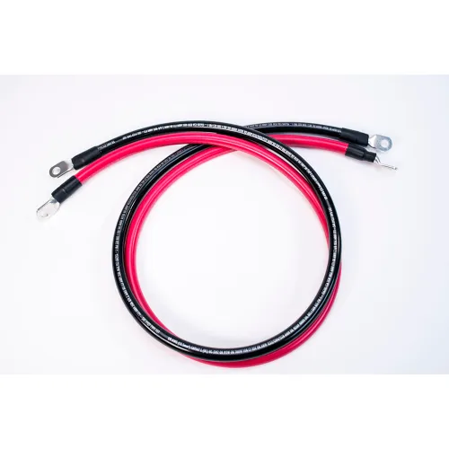 Spartan Power Battery Cable Set with 5/16" Ring Terminals, 1/0 AWG, 20 ...