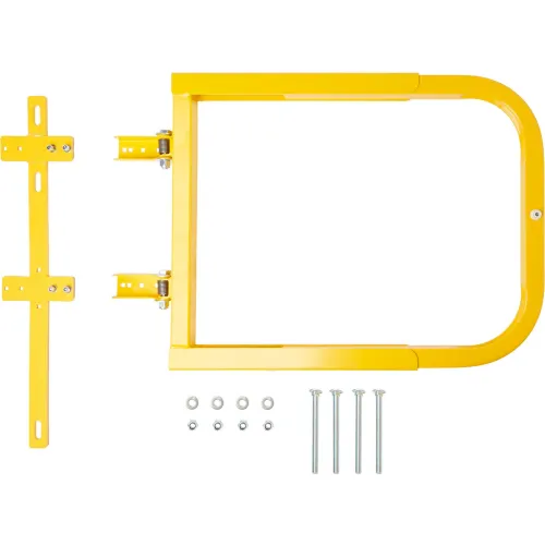 Ideal Warehouse Self-Closing Guard Rail 24"-37" Adjustable Safety Gate ...