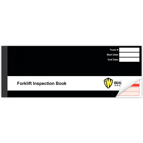 Ideal Warehouse® Replacement Log Book For Forklift Truck
