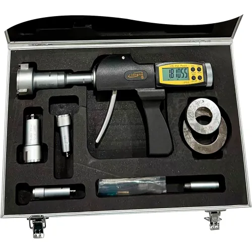 iGAGING® IP65 Digital Pistol Grip Tri-point Internal Micrometer Bore ...