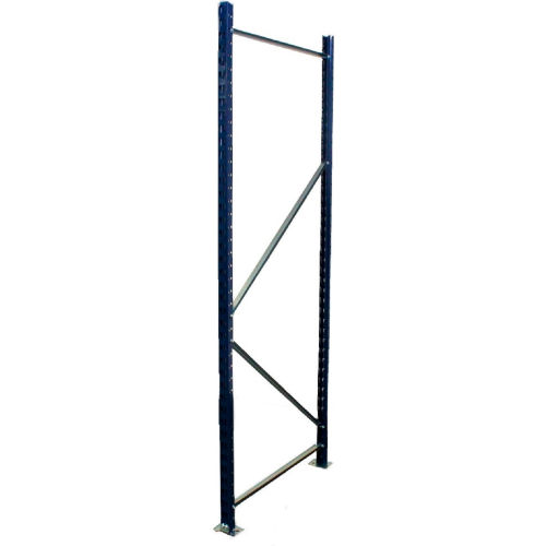 Interlake Mecalux Bulk Storage Rack Upright, 144"Hx36"D, 8489 Lbs. Cap.