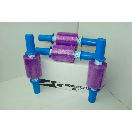 Goodwrappers Stretch Wrap with Extended Core Handle, Blown, 80 Gauge, 5 ...