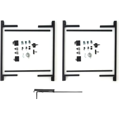 Adjust-A-Gate® 2-Rail Full-Frame Double-Drive Gates w/Drop Rod Kit, 70 ...