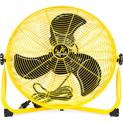 Jan Fan® 18" Industrial Workstation Fan, 3 Speed, Yellow