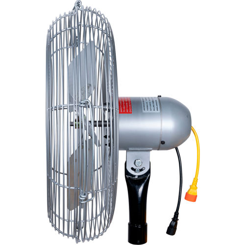 Jan Fan® 30" Adaptor Kit Mount Fan w/ Drop Cord Switch, 2 Speed, Silver