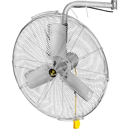 Jan Fan® 20" I-Beam Mount Fan w/ Drop Cord Switch, 2 Speed, Silver