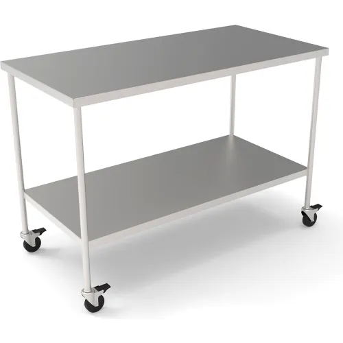 John Boos® Stainless Steel Mobile Instrument Table, 36 x 20 ...