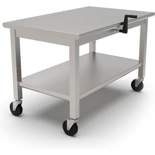 John Boos® Stainless Steel Mobile Instrument Table, 48 x 30 ...