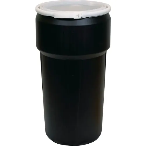 Eagle® Lab Pack Open Head Poly Drum, Plastic Lever Lock, 20 Gallon ...