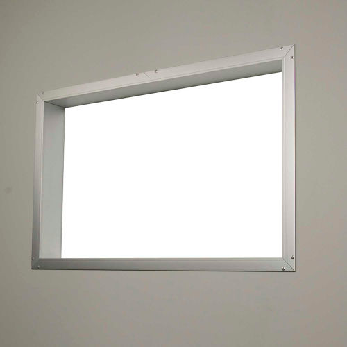 Port-King AC or HVAC Wall Cutout Kit - White