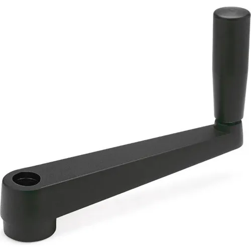 J.W. Winco GN471 Crank Handles, Aluminum, Revolving Handle, Through ...