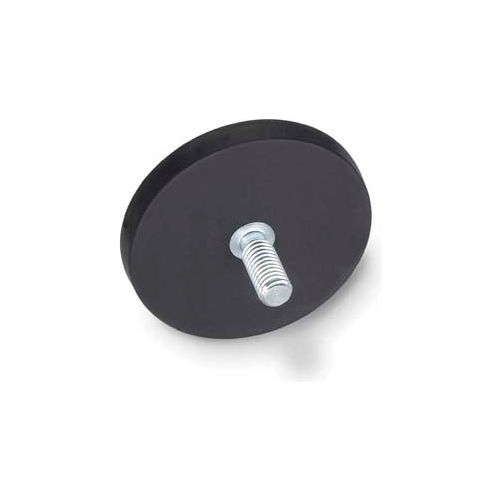 Retaining Magnet Assembly w/ Threaded Stud and Rubber Jacket - .87" Dia ...