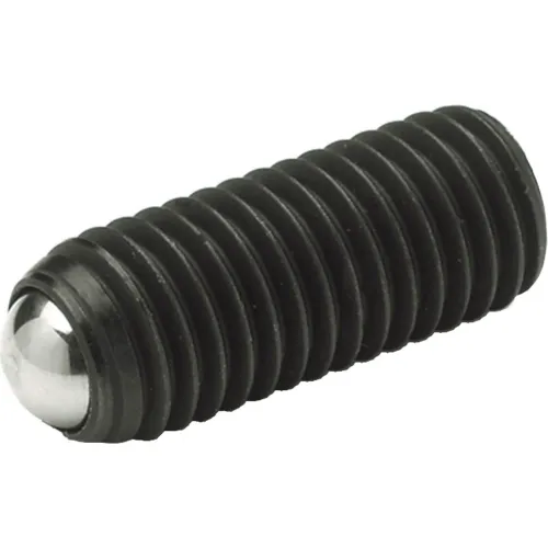 J.W. Winco 605-M8-12-A Set Screw w/ Full Ball - M8 x 1.25 Thread - 12mm ...