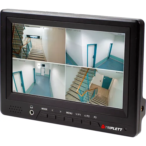 Triplett Portable 7" HD TFT LCD Monitor, 4K Security Camera Test Monitor