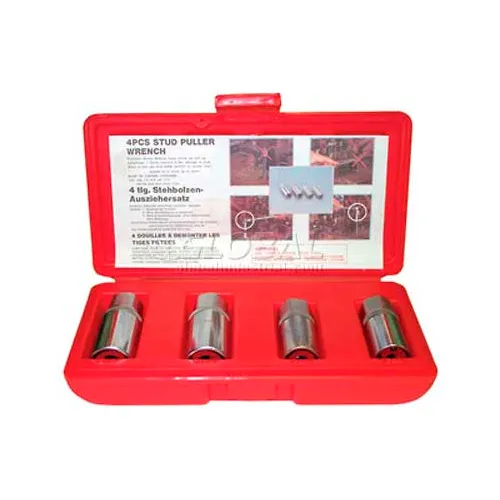 Metric Stud Remover Socket Set 1/2" Drive, 4 Piece