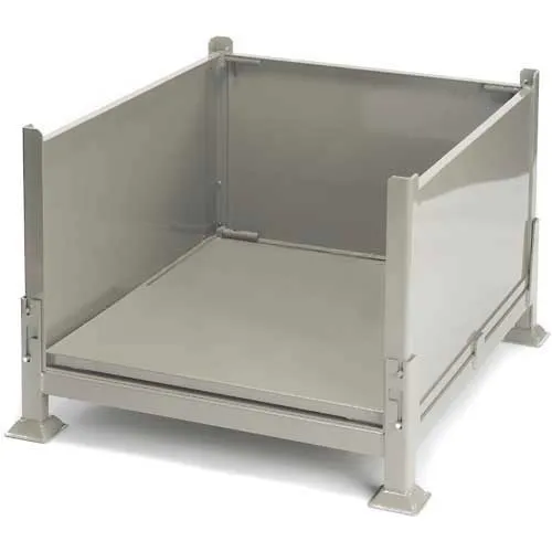 Davco KDS-01 Collapsible Sheet Metal Steel Container 40-1/2"x34-1/2"x26 ...
