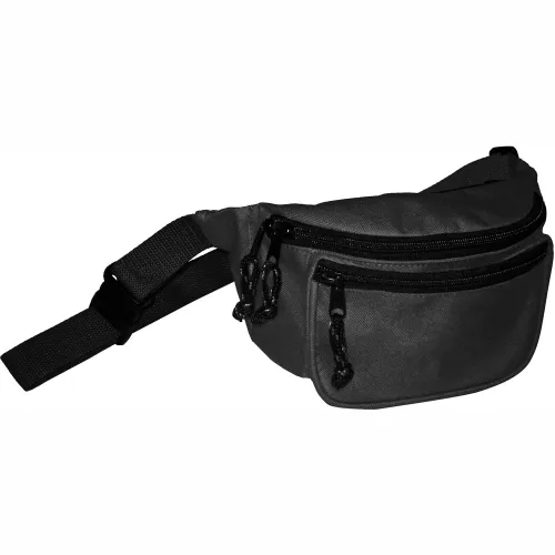 Kemp Fanny Pack With Screenprint Guard, Black, No Logo, 10-103-BLK-NL